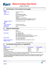 Optibond XTR Primer (AU) SDS | Kerr Resources | Kerr Dental
