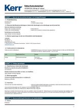 HYDROCK (White&Yellow) SDS | Kerr Resources | Kerr Dental
