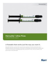 Herculite Ultra Flow Brochure | Kerr Resources | Kerr Dental