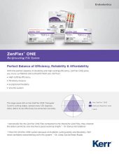 ZenFlex ONE Sales Sheet - NA | Kerr Resources | Kerr Dental