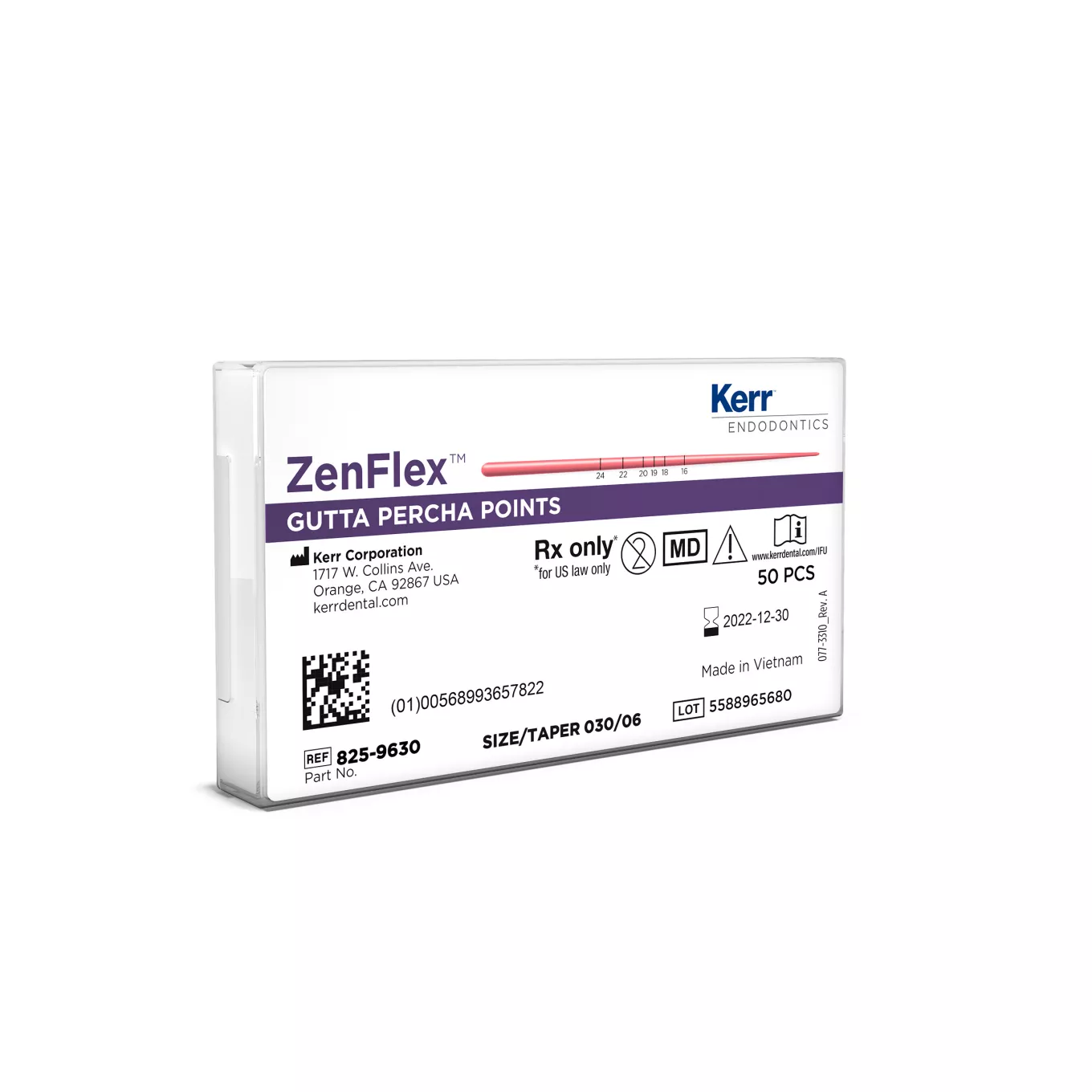 ZenFlex™ Gutta Percha Points (50 pack) .06/30/30mm | Kerr Dental
